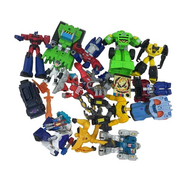 Transformers | Toys | Preowned Green Yellow Red Transformers Action ...